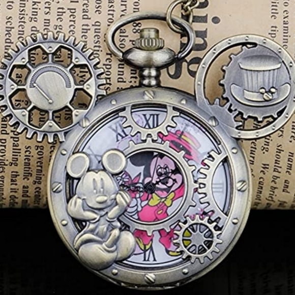 Accessories | New Disneys Mickey Mouse Beautiful Pocket Watch | Poshmark